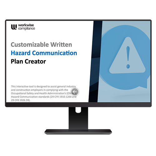 Customizable Hazard Communication Plan Creator Wwc