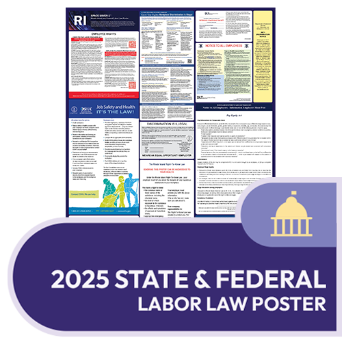 2026 Rhode Island Labor Law Poster | All-in-One State & Federal