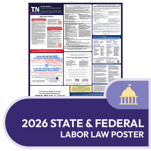 2026 Tennessee Labor Law Poster | All-On-One State & Federal