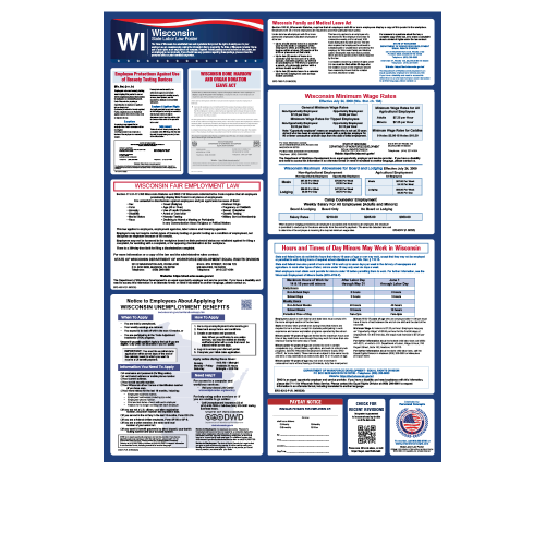 Wisconsin State-Only Labor Law Poster