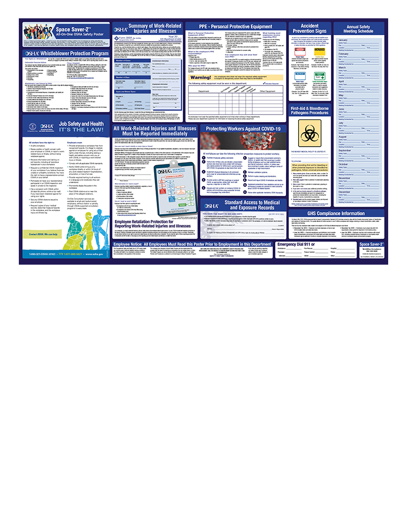 Osha Safety Posters Infographic: The Top 10 OSHA Safety Violations Of