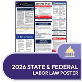 2026 New Jersey Labor Law Poster | All-On-One State & Federal